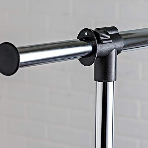 Perchero de ropa con ruedas ajustable Percha independiente para prendas ...