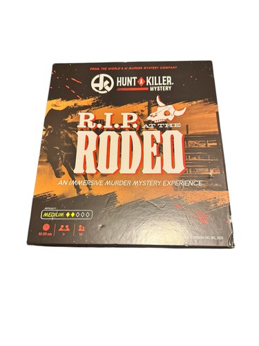 Hunt A Killer RIP At The Rodeo Board Game Played Complete 860007493959 ...