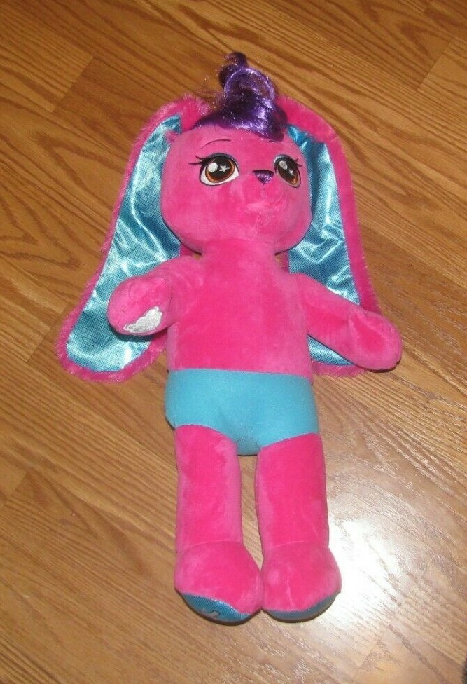 Build A Bear Honey Girl HG Risa Pink Rock Star Bunny Rabbit 20" Plush ...