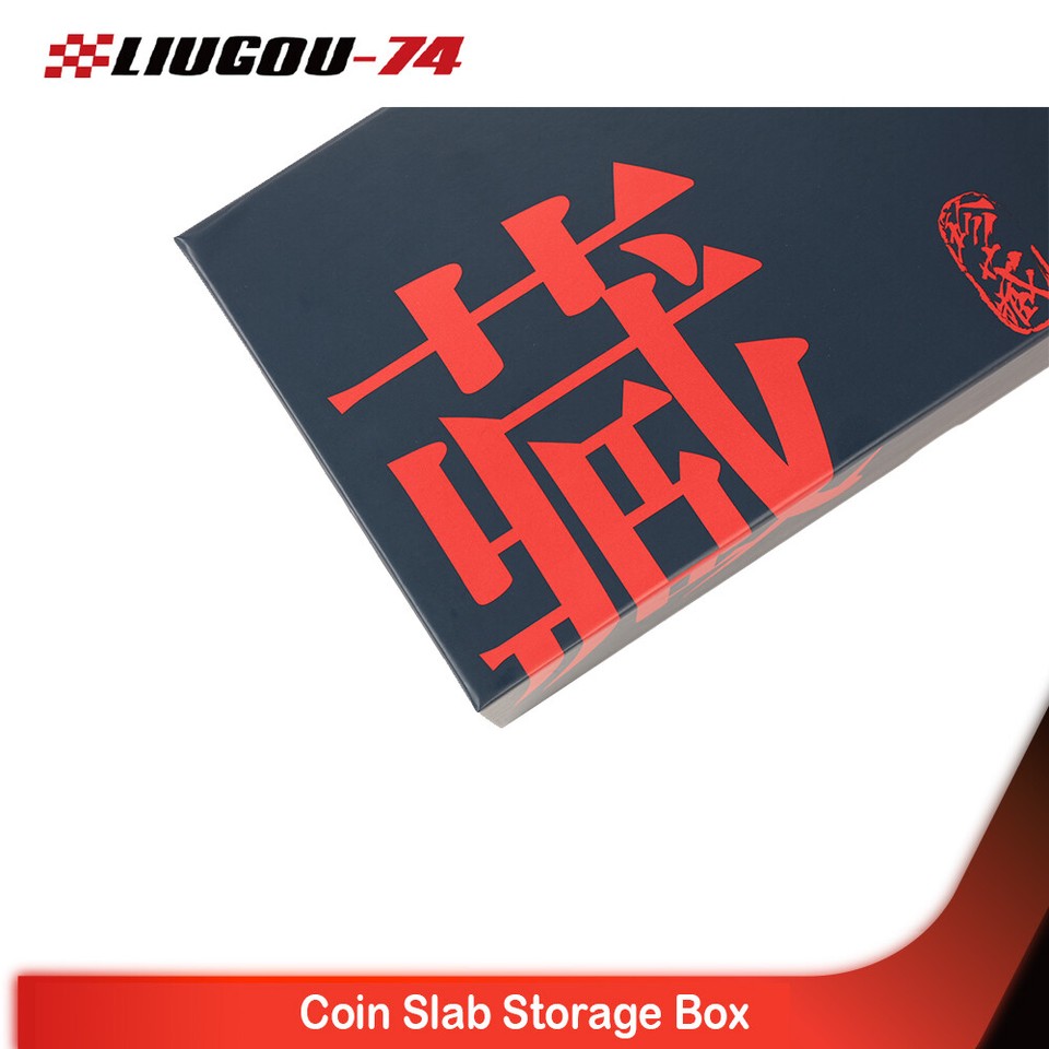 Coin Slabs Storage Box Intercept Shield Fit For 50 Certified PCGS NGC ...