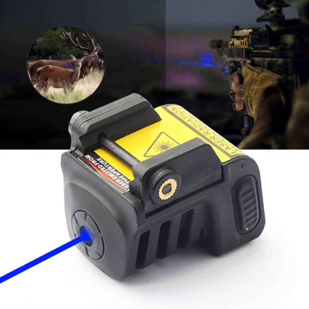 USB Rechargeable Pistol Gun Green/Blue Laser Sight 20mm For Glock 17 ...