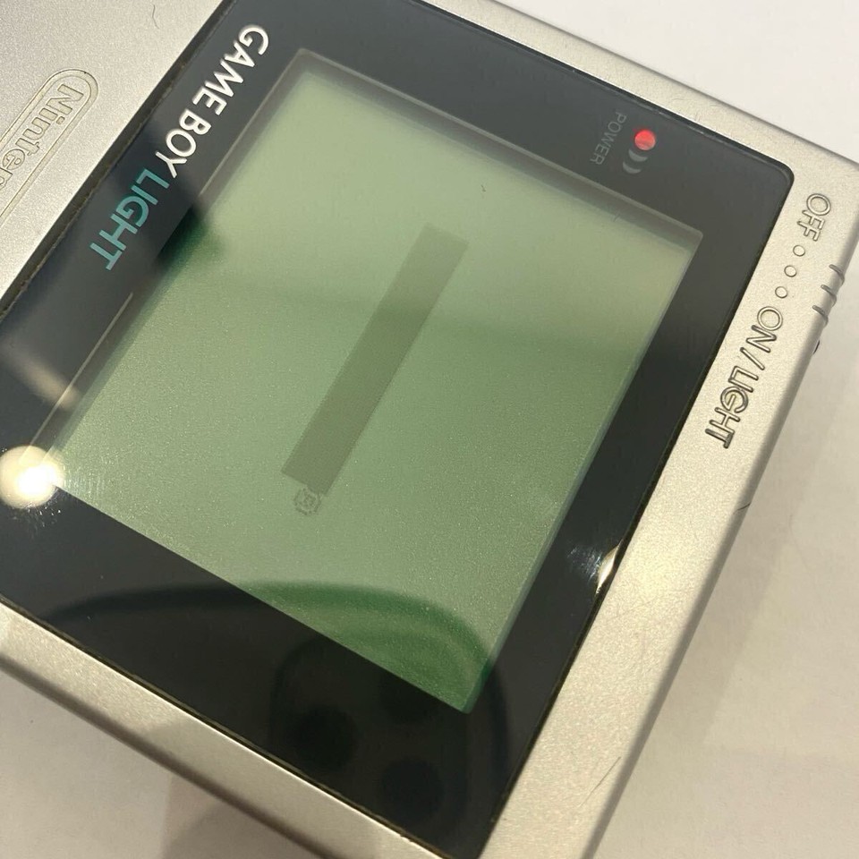 Nintendo GameBoy Light Silver Console Backlight Game Region Free Tested ...
