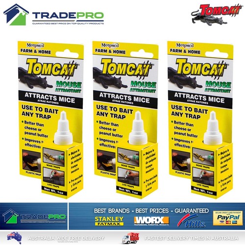 3x Mouse Attractant Gel Tomcat® PRO Baiting Trapping Vermin Rodent Pest ...