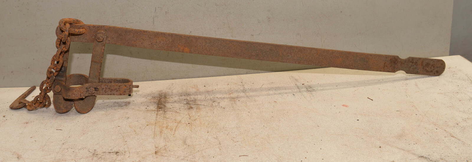 Antique PM3 barb wire fence stretcher collectible farm ranch tool ...