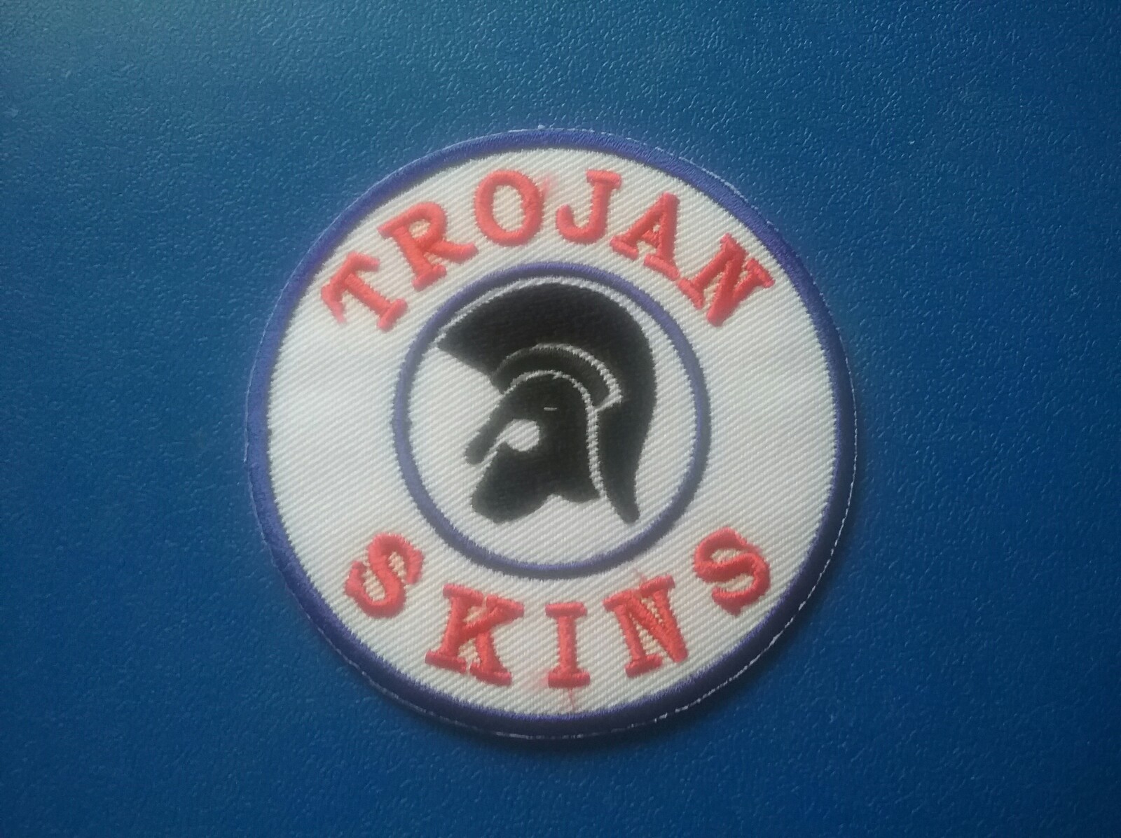 Trojan Skins Patch Sew / Iron On Badge Ska Reggae Rocksteady Oi Oi ...