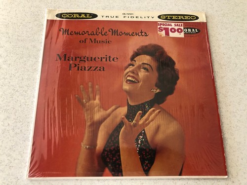 MARGUERITE PIAZZA~Memorable Moments Of Music~LP~SHRINK~CORAL~STEREO ...