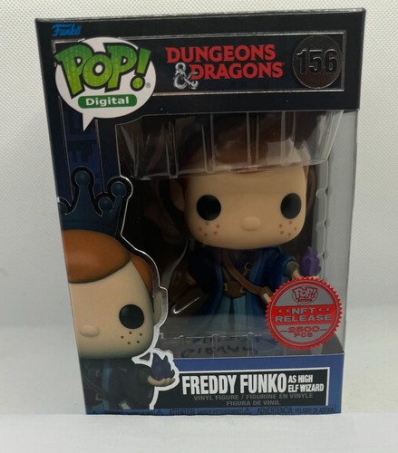 Funko Pop! Digital FREDDY AS HIGH ELF WIZARD #156 Dungeons & Dragons LE ...