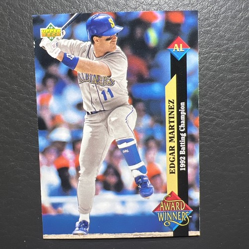 1993 Upper Deck Edgar Martinez Award Winners Mariners #495 Mint ...