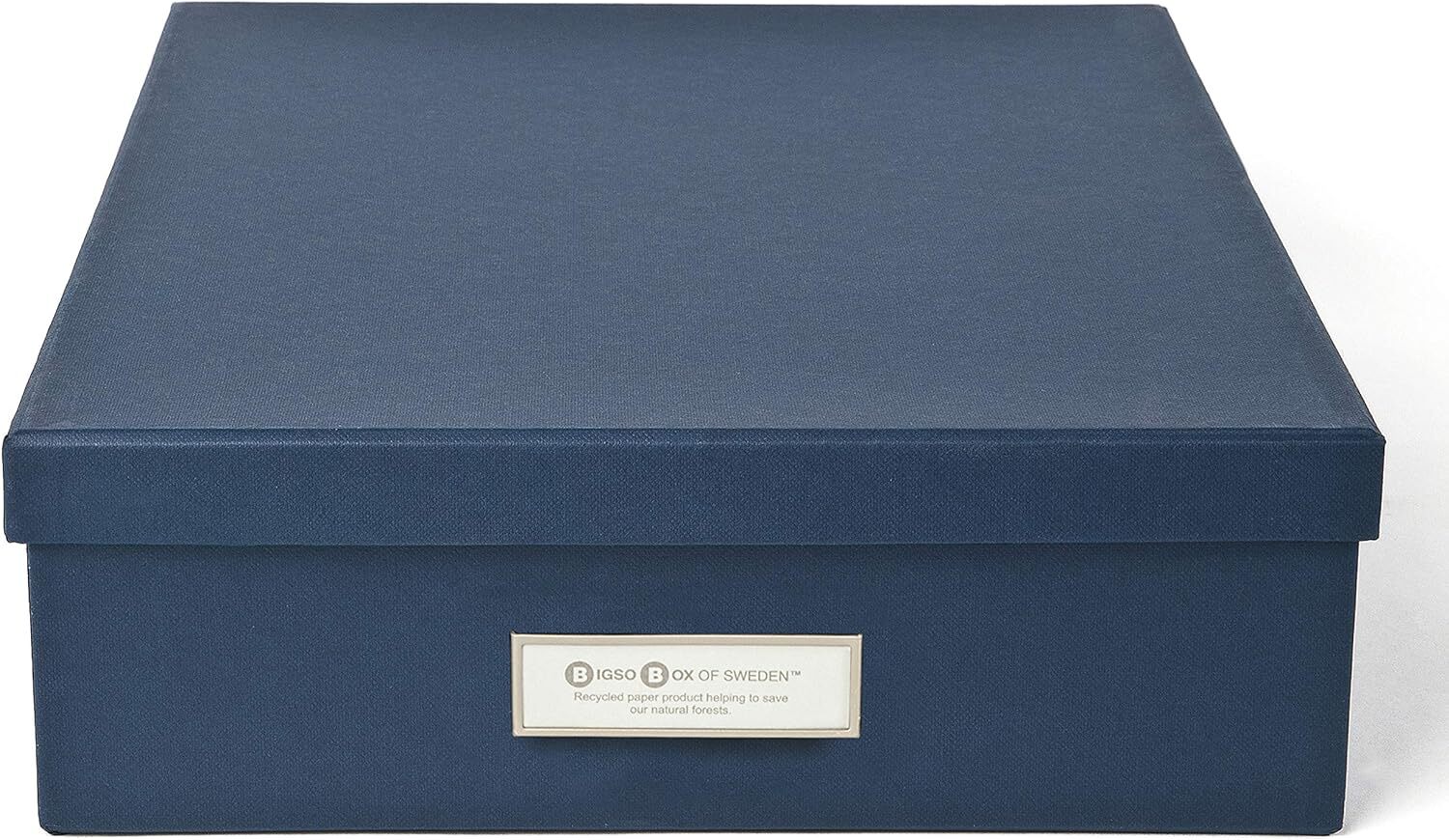 Bigso Oskar Fiberboard Label Frame Document Letter Box | Dark Grey | eBay