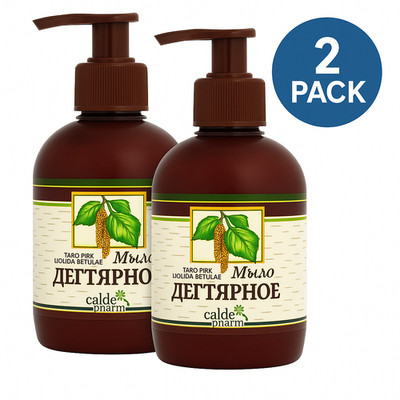 2 pack - Golden pharm Tar liquid soap-Мыло Дегтярное 270ml ( 540 ml ...