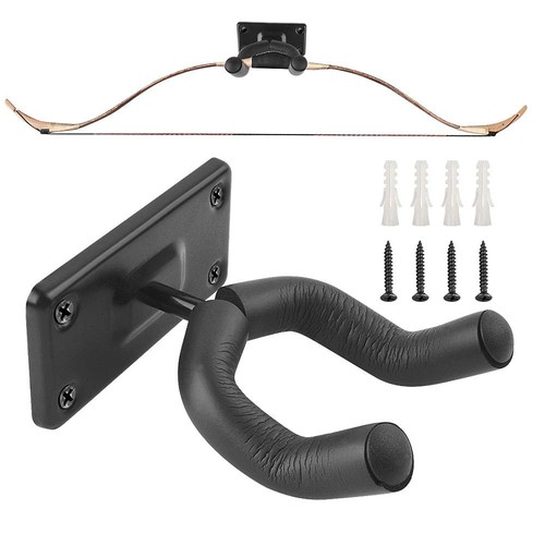 Archery Bow Display Wall Hanger Wall Mount Bow Holder Hook Storage Rack ...