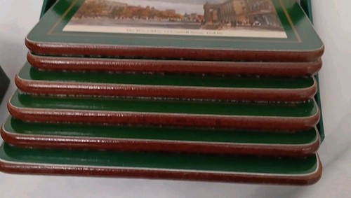 Lady Clare 'The Emerald Collection' Boxed Set Of 6 Wooden Coasters ...