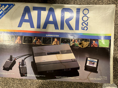 🔥 Rare Vintage Atari 5200 SuperSystem Console w/Box, Controller! Works ...
