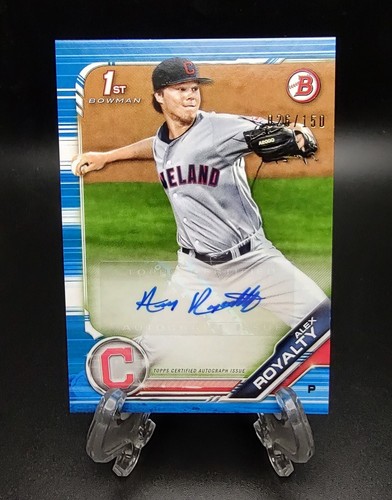 2019 Bowman 1st Alex Royalty PA-AR Prospect Paper Blue Autograph /150 ...