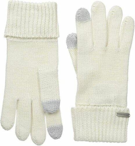 Steve Madden Womens cuff fold over Tech Gloves Ivory | eBay
