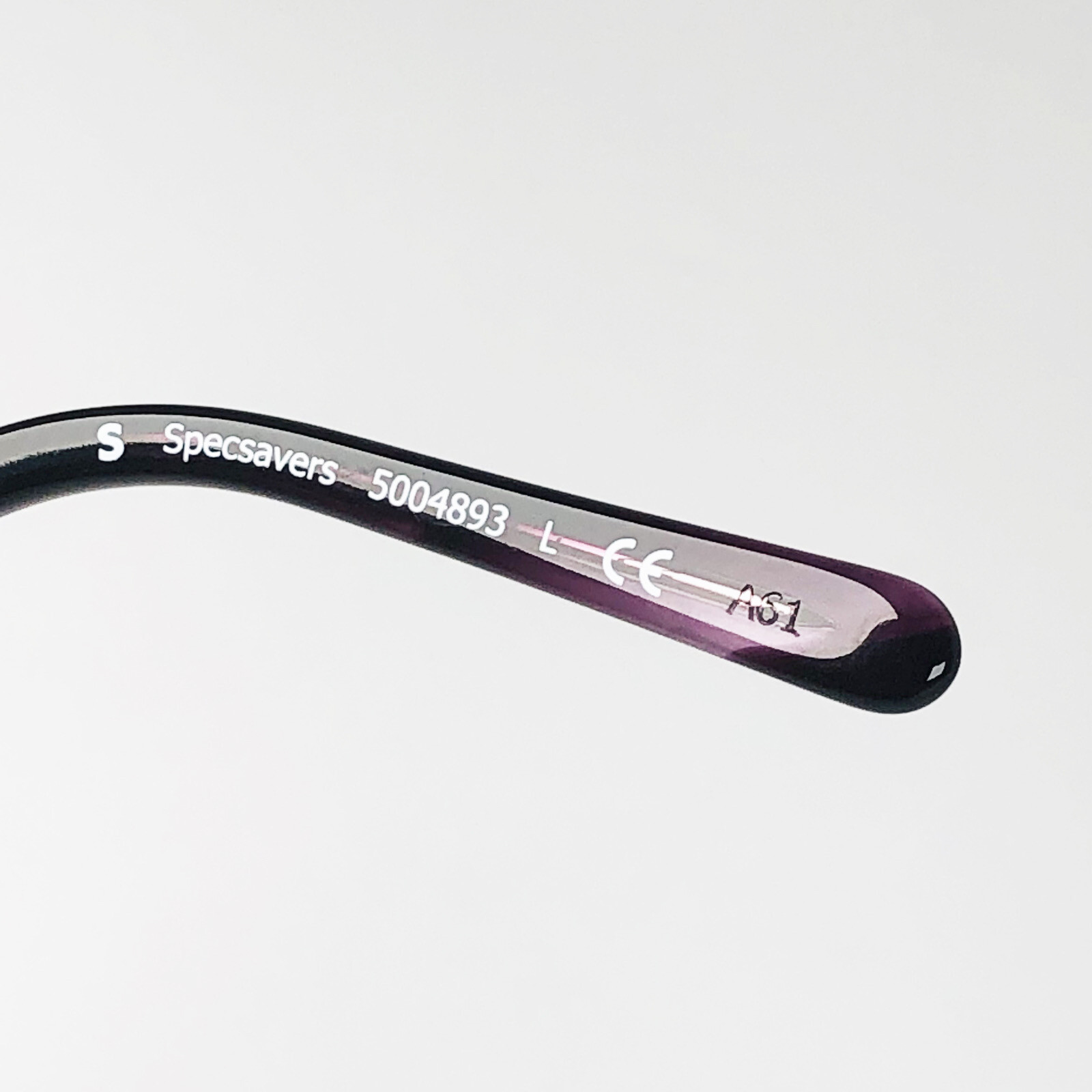 SPECSAVERS eyeglasses PURPLE KEYHOLE ROUND glasses frame MOD: CARMI+ ...