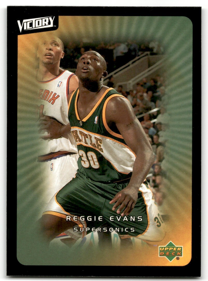 2003-04 Upper Deck Victory Basketball Card Reggie Evans #90 Seattle ...