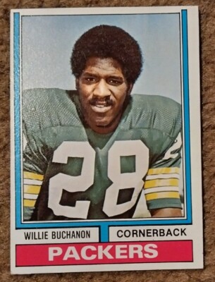 1974 Topps Football Willie Buchanon Card #292 In VG-ex Condition | eBay