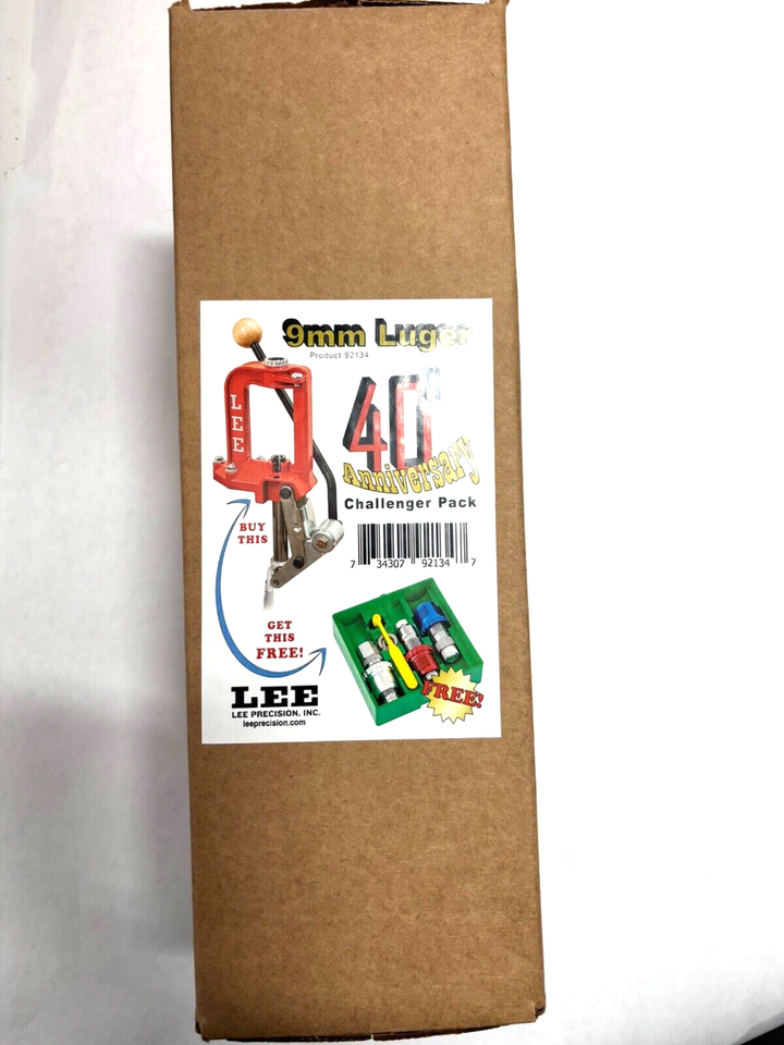 Lee 92134 Breech Lock Challenger Press with 3 Die Set for 9mm Luger | eBay
