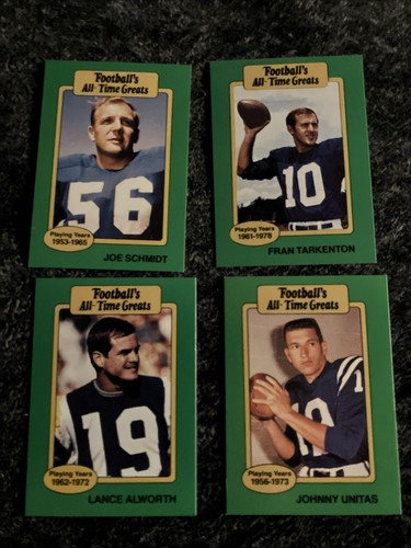 1953 1965 Reprints Football’s All Time Grades Joe SCHMIDT Cards | eBay