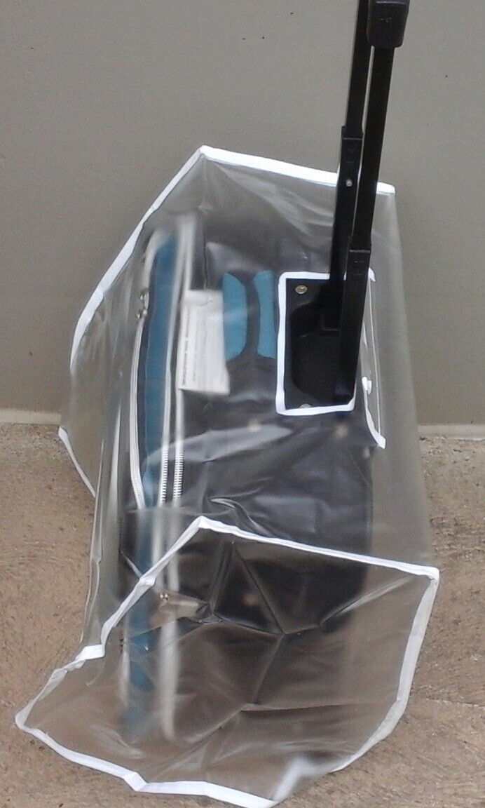 Avalon Large Trolley Bag or Carry bag Rain Cover transparent plastic ...