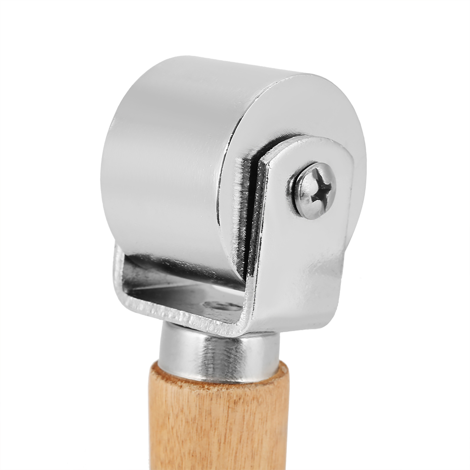 Handmade Wooden Handle Carbon Steel Leather Rolling Craft Roller Tool(2 ...
