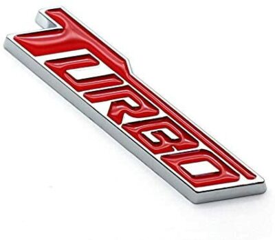 1PCS Metal TURBO Badge Emblem Decal Sticker Replacement For turbo ...