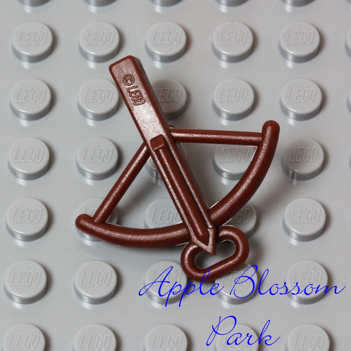 NEW Lego Minifig Reddish Brown CROSSBOW - Castle Knight Cross Bow Arrow ...