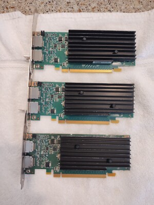 Quantity of 3 NVIDIA NVS 295 256MB DDR3 PCIE-X16 GRAPHICS CARDS | eBay