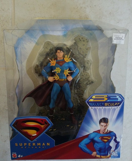 Mattel SUPERMAN RETURNS INVULNERABLE SUPERMAN S3 NEW Action Figure for ...