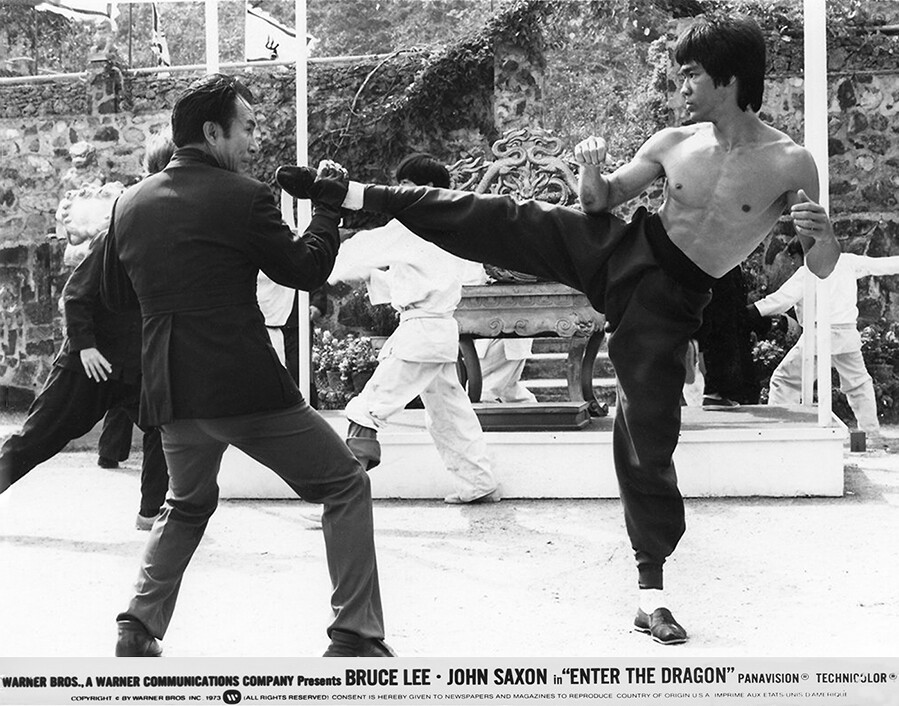 Bruce Lee Enter The Dragon Kick
