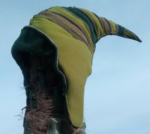 Zipfelmütze grün Fleece Goa Psy Beanie Hippie Elfe Zwerg Ethno | eBay.de