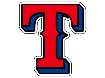 Texas Rangers Logo #2 Baseball Sticker Waterproof Vinyl Decal Die-Cut ...