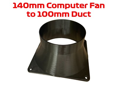 Wind Simulator 140mm to 100mm/76mm Reducer Adaptor for Sim Racing ...