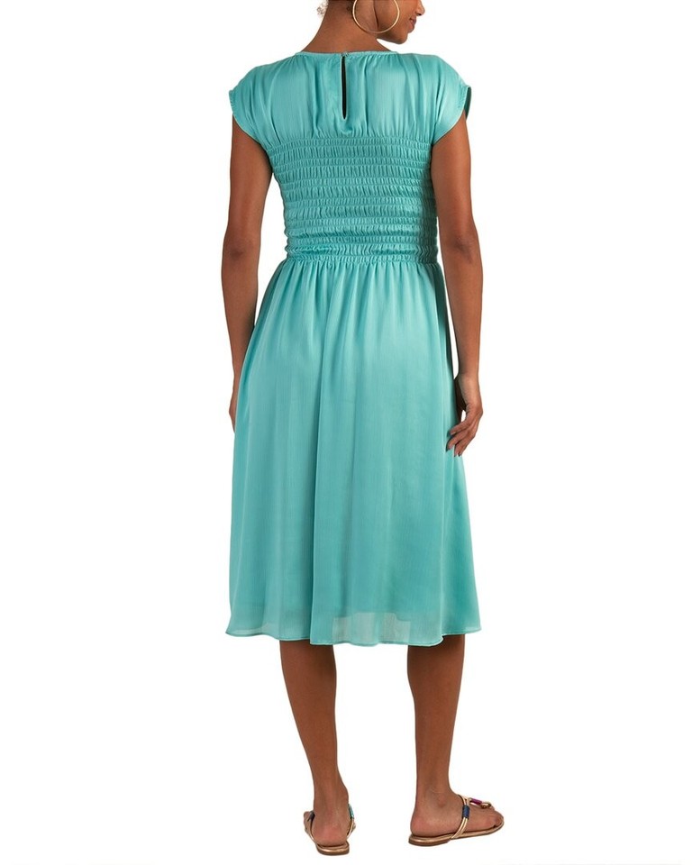 Trina Turk Entertain Midi Dress Women's Xs | eBay