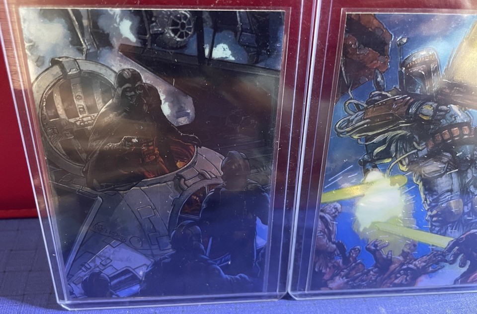 1996 Topps Star Wars Finest Complete 90 card set Excellent condition ...