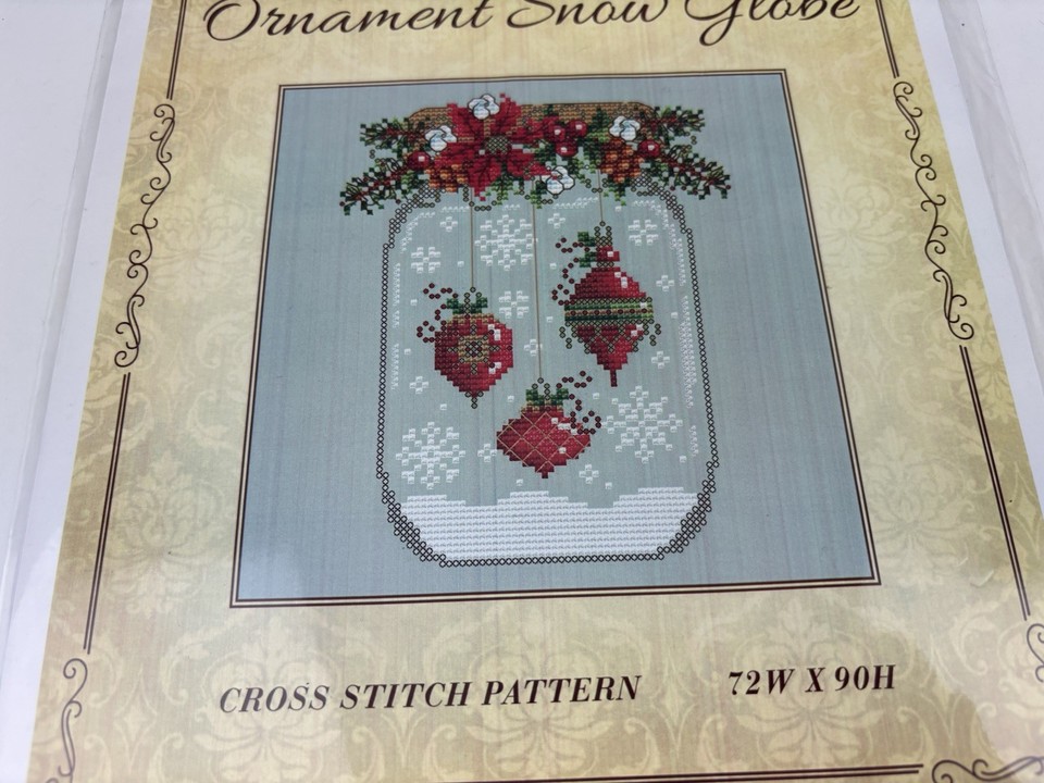 Shannon Christine Designs Ornament Snow Globe Counted Cross Stitch ...