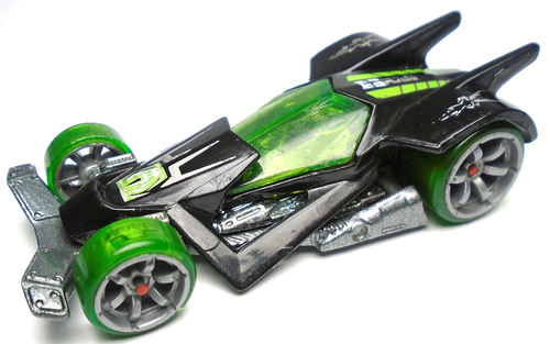 2005 HOT WHEELS ACCELERACERS DRONE RD-06 BLACK DIECAST 2 3/4" RACE CAR ...