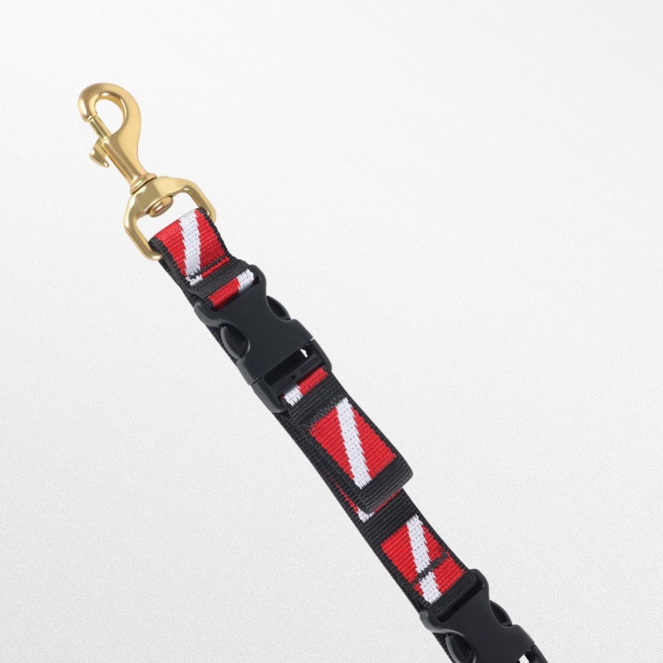 Professional Scuba Diving Lanyard Brass Buckle Quick Release and Swivel ...