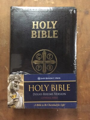 The Holy Bible Douay Rheims Catholic Version : Standard Size Leather ...