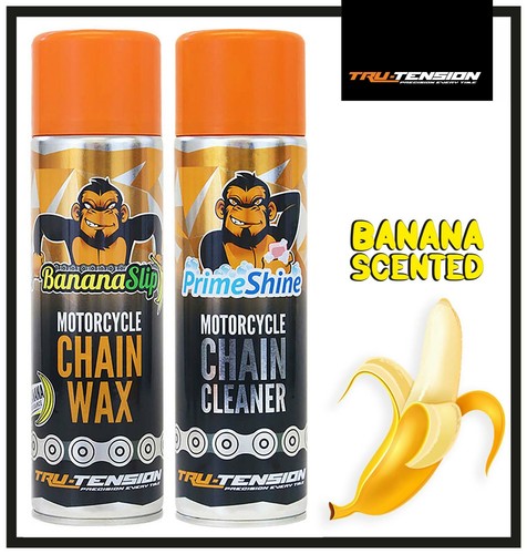 NEW CHAIN MONKEY MOTORCYCLE MOTOCROSS PTFE CHAIN WAX / CLEANER x 2 ...