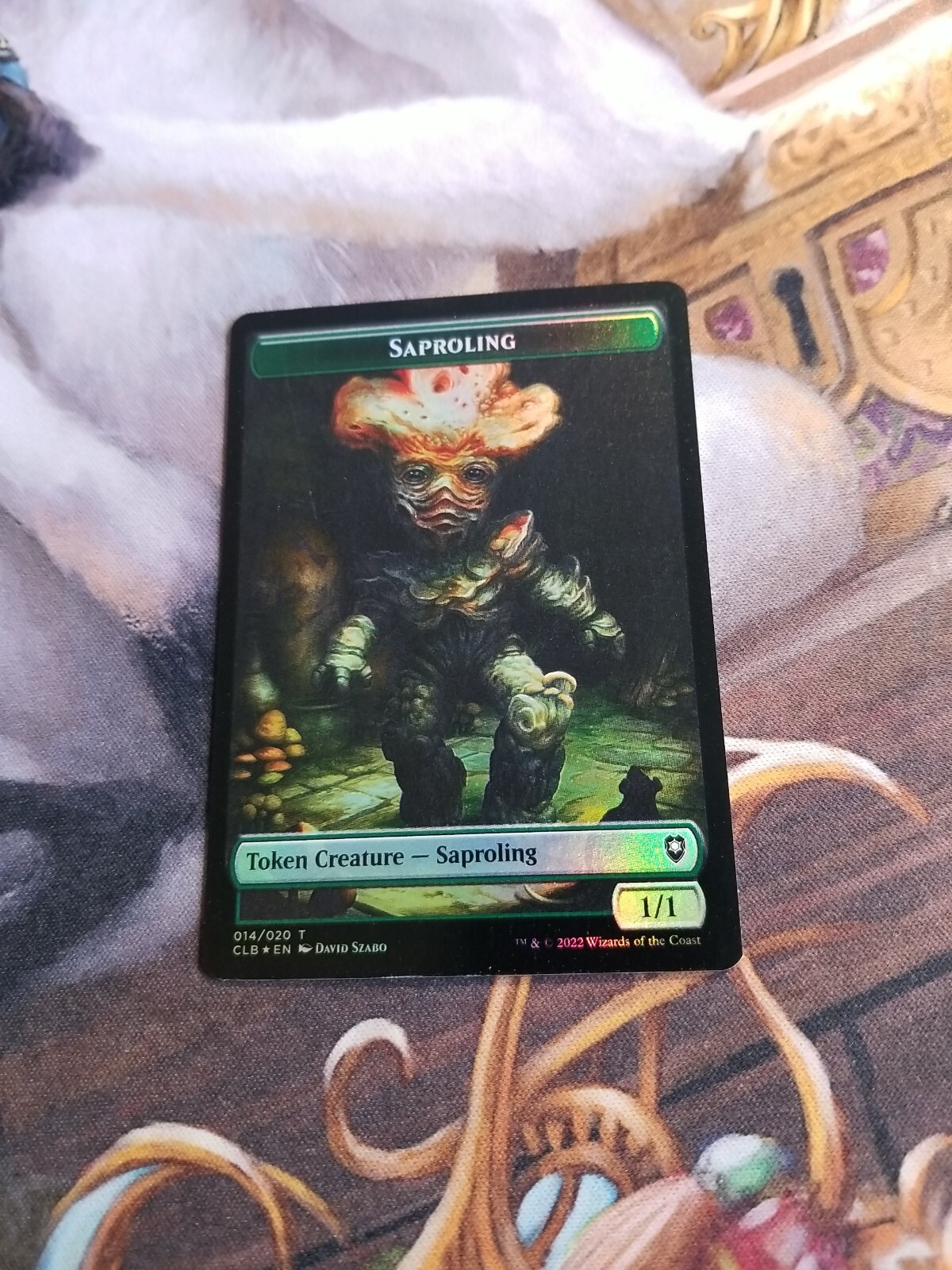 Saproling / Treasure Token Foil MTG Commander Legends: BFBG - Pack ...