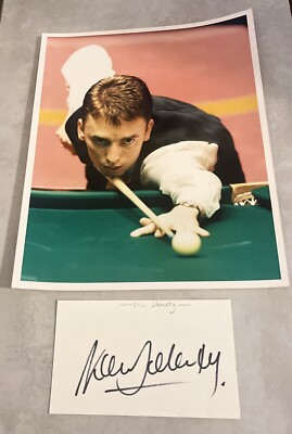 Ken Doherty - Snooker - 8x10 Photo & Hand Signed Card - 1997 (76) | eBay UK