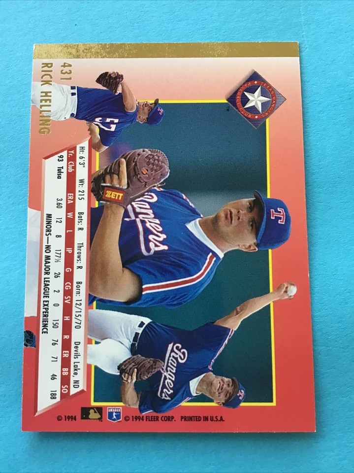 Rick Helling Rookie Card 99 Cents Read Description For Pricing 99-8 | eBay