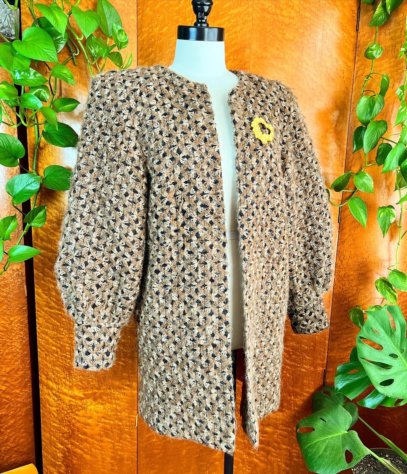 MOHAIR BOUCLE Knit 1970’s 70s Vintage MJ Seattle Moha… - Gem