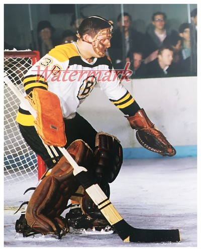 NHL Boston Bruins Goalie Bernie Parent Pretzel Mask Color 8 X 10 Photo ...