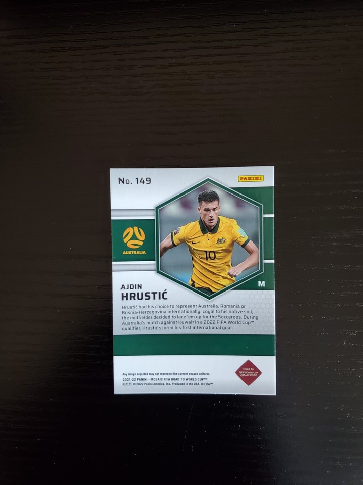Ajdin Hrustic - 2021-22 Mosaic Road to FIFA World Cup Rookie Card RC ...