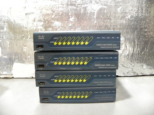 Lot of 4 Cisco ASA 5505 Series ASA5505 Adaptive Firewall Security ...