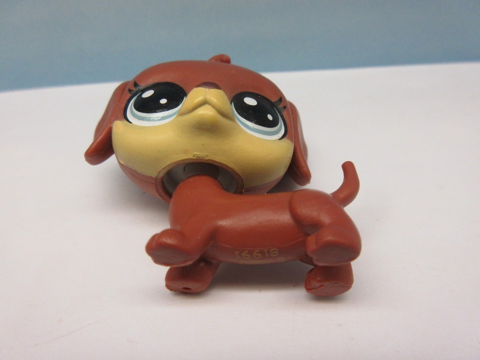 LITTLEST PET SHOP #3-84 SLUGGER LONGROUND DACHSHUND G6 HOTDOG COSTUME ...