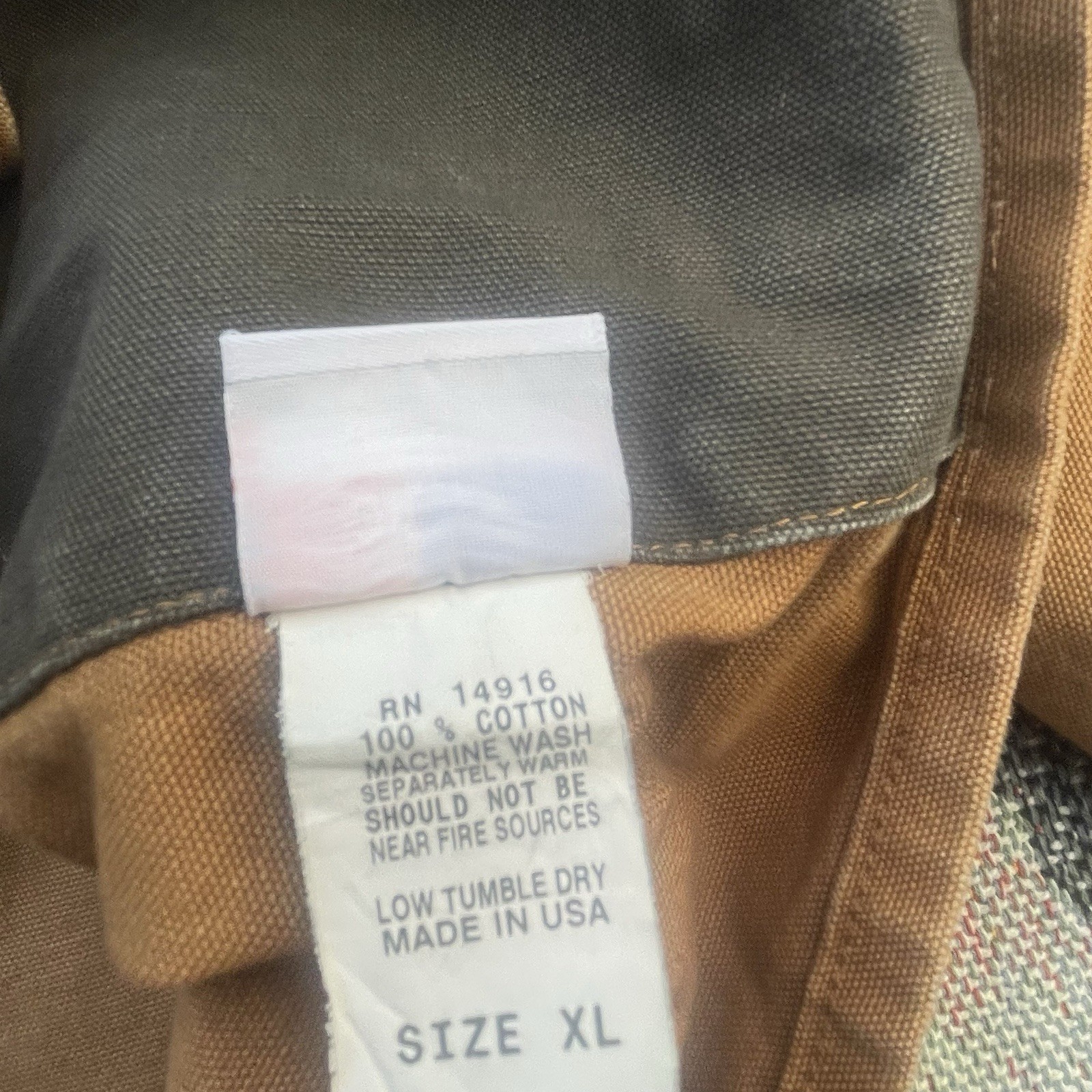 LC King Brown Duck Canvas Chore Coat Pointer Brand Tan Men's XL Duck ...